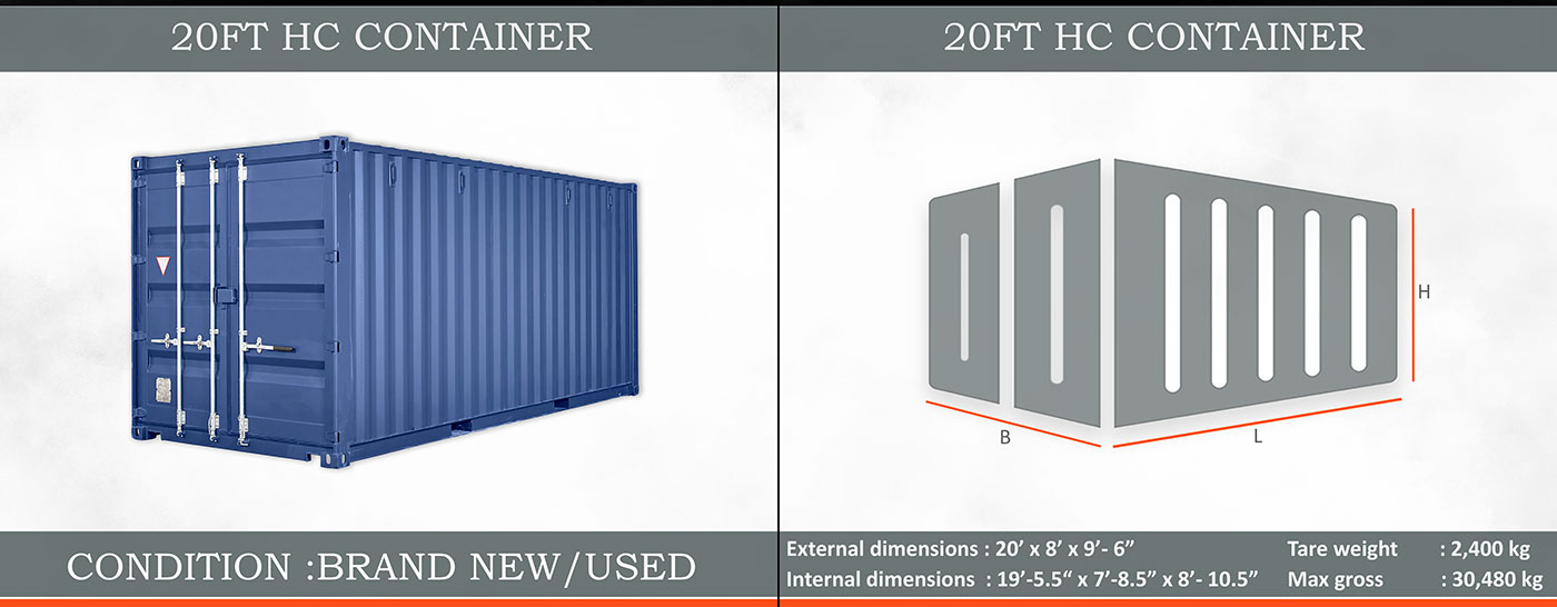 20ft HC Container - Container Hub Trading