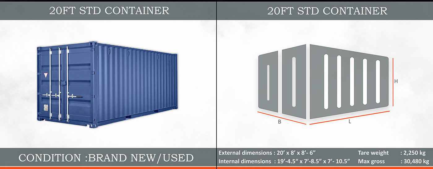 20ft Std Container | Container Hub Trading