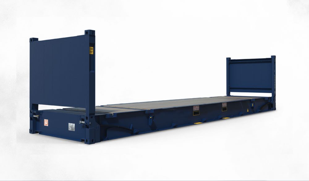 40ft Flat Track Container - Container Hub Trading